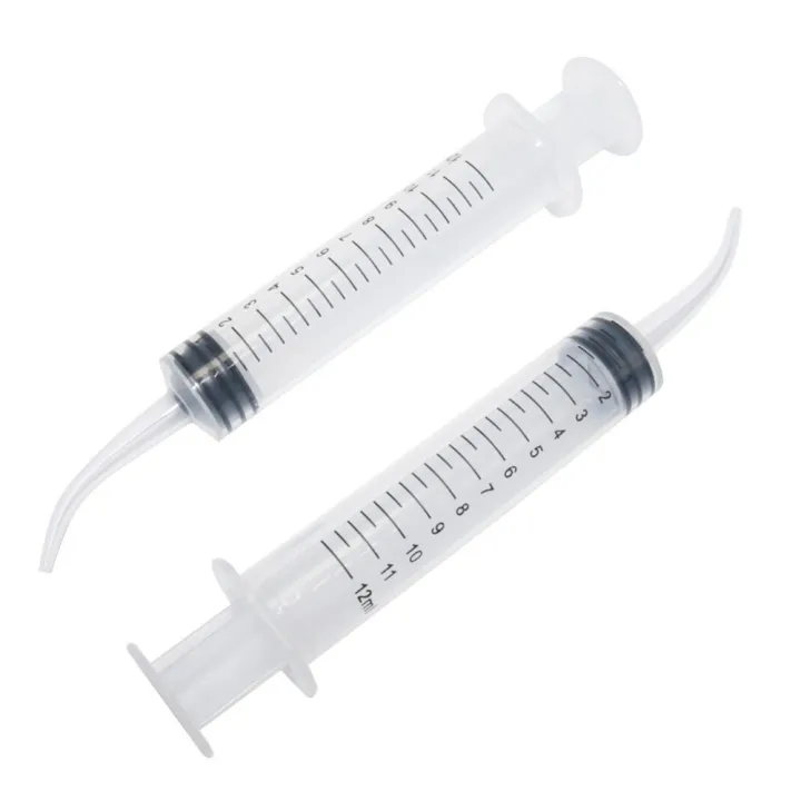 Refilling No Needle 12 ml Syringes for Liquid Plastic Transparent ...