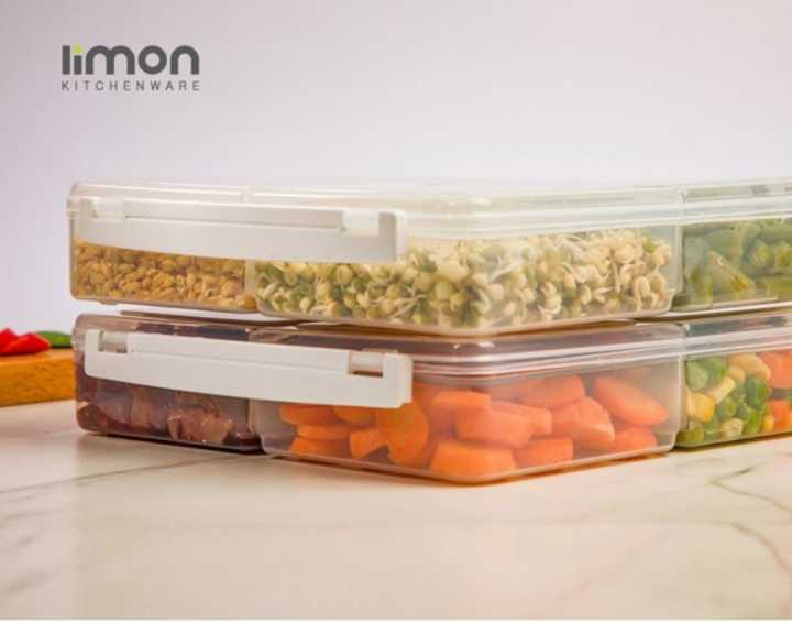 Freezer box, food storage container, airtight box, 4 section storage ...