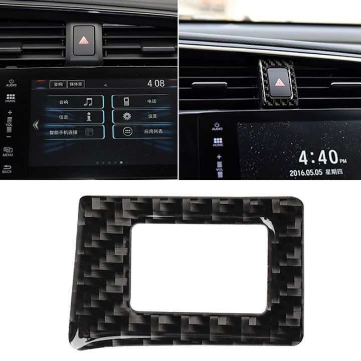 Car Carbon Fiber Double Flash Frame Decorative Sticker for Honda Tenth ...