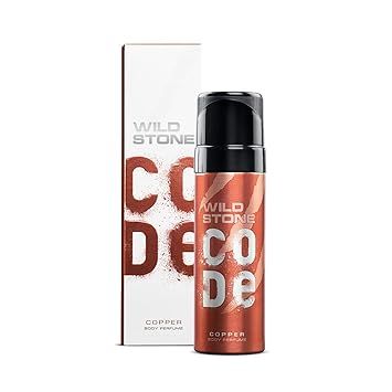 Wild Stone Code Copper No Gas Body Perfume for Men, Long Lasting ...