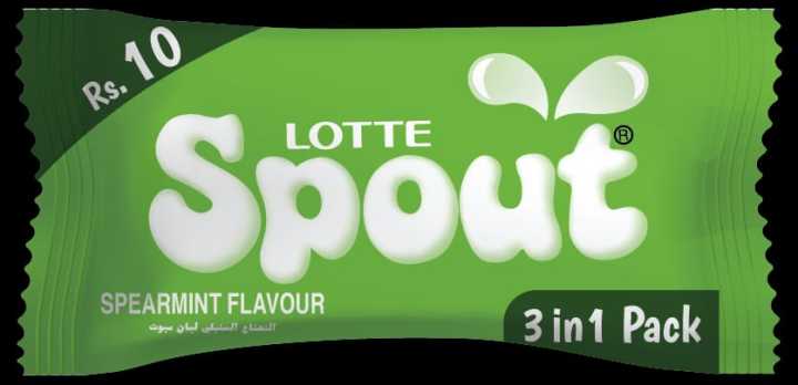 Lotte Spout Spearmint 3 in 1, 8.4g | Daraz.pk