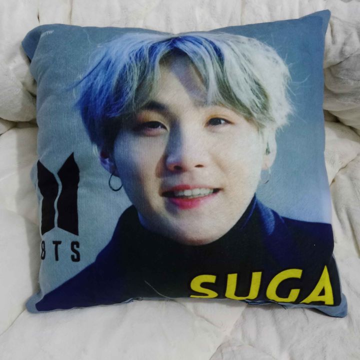BTS Cushions | Soft BTS Cushions - Suga | BTS Accessories | Daraz.pk