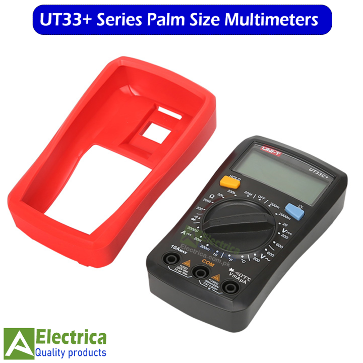 Digital Multimeter UT33B+ With Buzzer & Backlight Palm Size Digital Multimeter Handheld AC DC ...