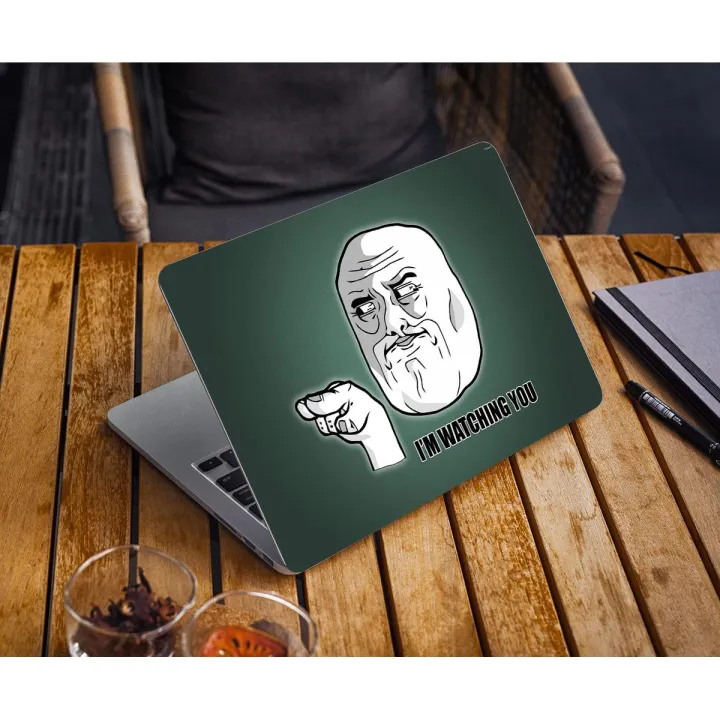 I M Watching You Meme Laptop Skin Vinyl Sticker Decal, 13 13.3 14.6 15 ...