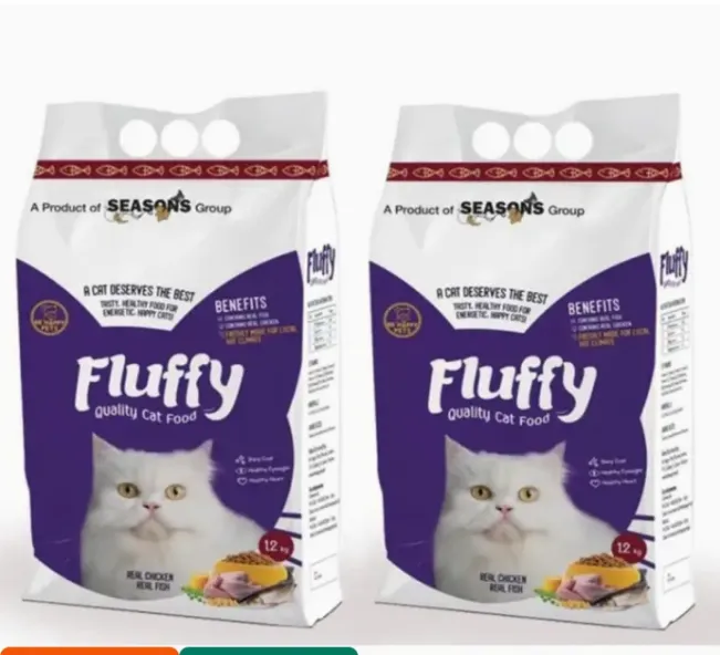 Fluffy Cat Food Pack of 2 (1.2KG + 1.2KG) | Daraz.pk