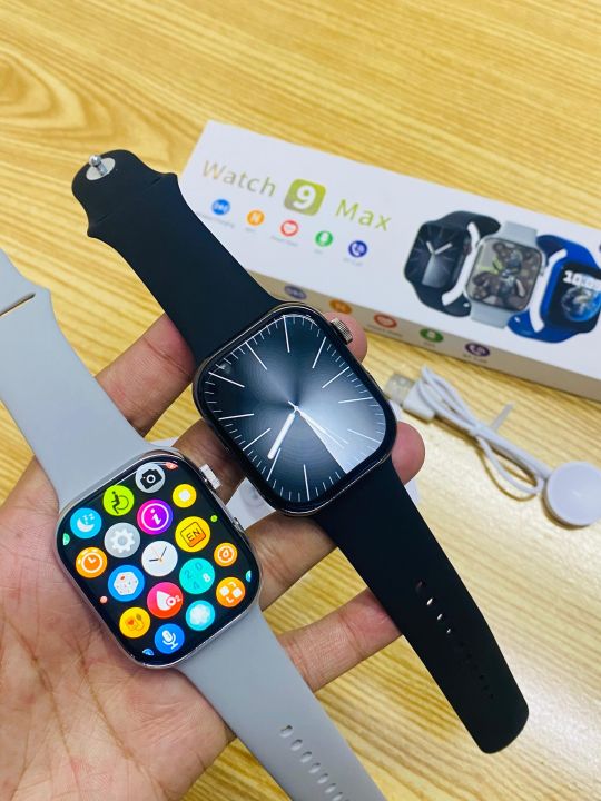 Watch 9 Max SmartWatch - Series 9 - Full Edge HD Display - Bluetooth ...