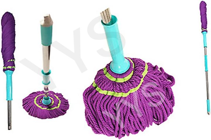 YYS Heavy Duty Twist Mop Cotton Hand Release Washing Mop for Floor ...