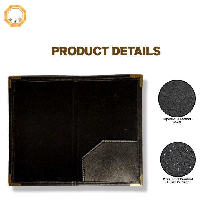 Pack of 5 Black Pocket Menu Folders | 100% Top-Grade Quality Durable ...
