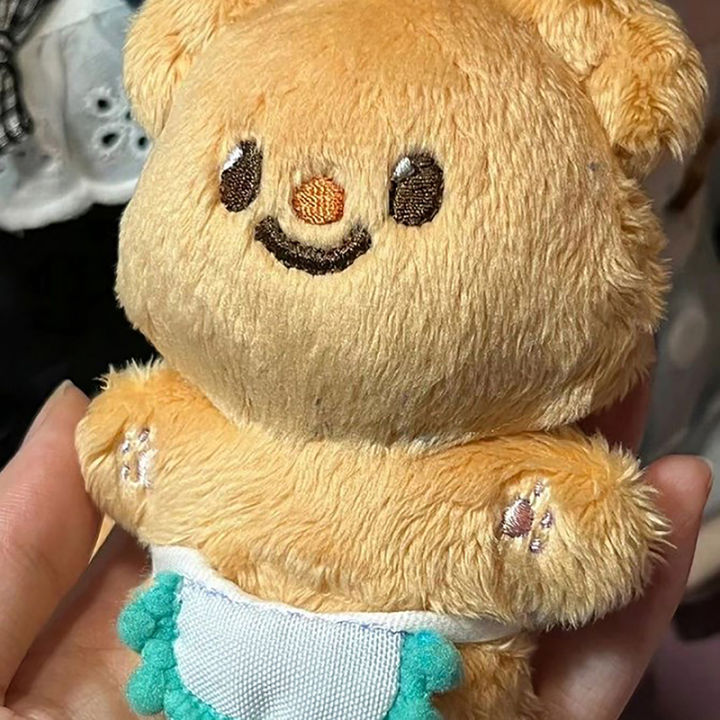 Cartoon Cute Jointed Butter Bear Plush Doll Pendant 10cm Cotton Soft ...