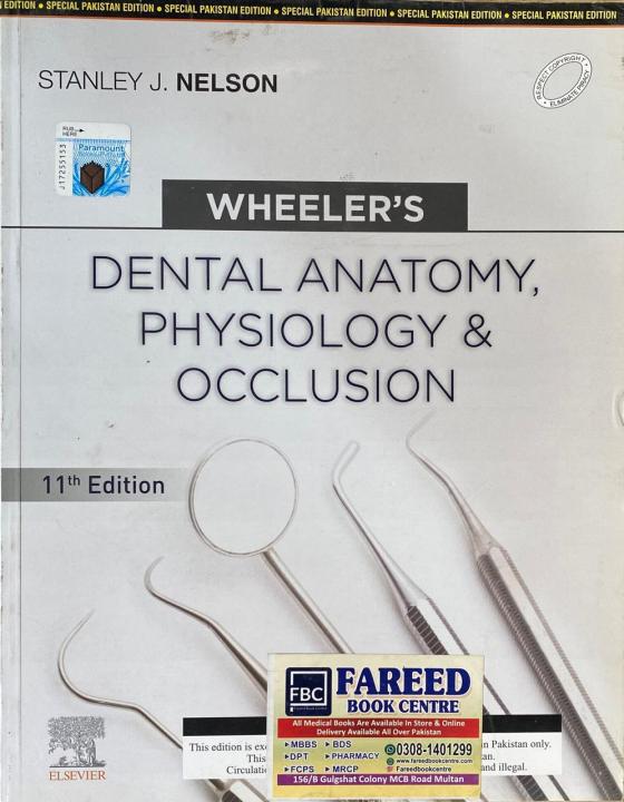 Wheeler’s Dental Anatomy, Physiology and Occlusion 11th Edition | Daraz.pk