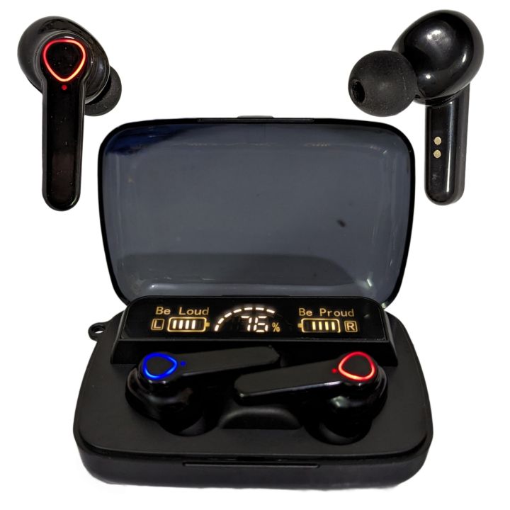 Bluetooth Air Buds M19 with LED Display and Super Long Battery Timing ...
