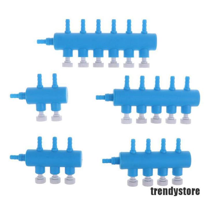 【TRE 2 3 4 5 6 Way Aquarium Oxygen Tube Splitter Fish Tank Air Pump ...