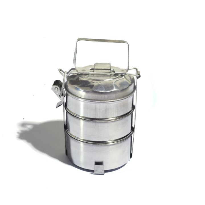 Food Lunch Carrier With 3 Magnetic Bowls Food Carrier Stainless Steel ...