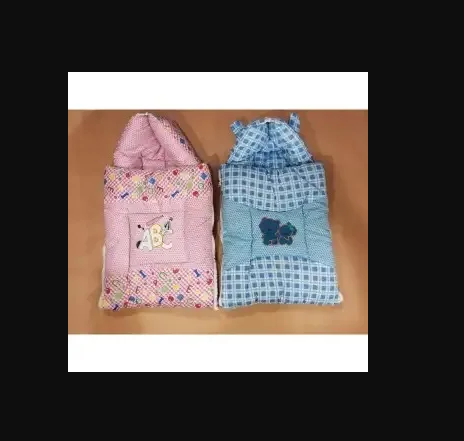 Pack Of 2 Baby Sleeping Bag For Born Baby In Blue & Pink Color | Daraz.pk