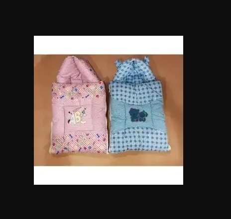 Pack Of 2 Baby Sleeping Bag For Born Baby In Blue & Pink Color | Daraz.pk