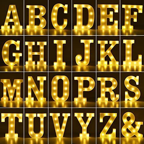 LED Alphabet And Numeric And Shapes Battery Operated All Led Letter ( A ...