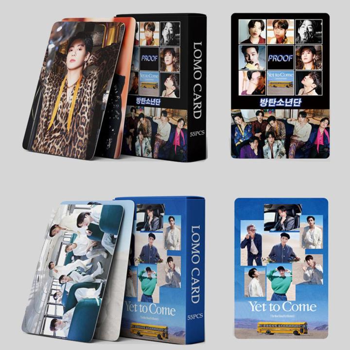 55pcs/box Kpop Album Photocards Cute Boys Group Lomo Cards Set Photo Print Card Fans Collection ...