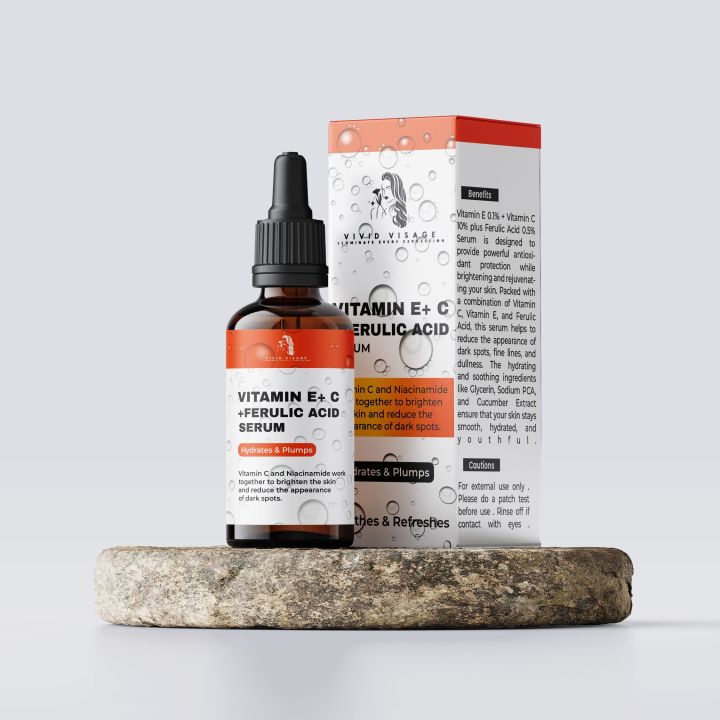Vivid Visage Vitamin C + E Ferulic Acid serum. | Daraz.pk