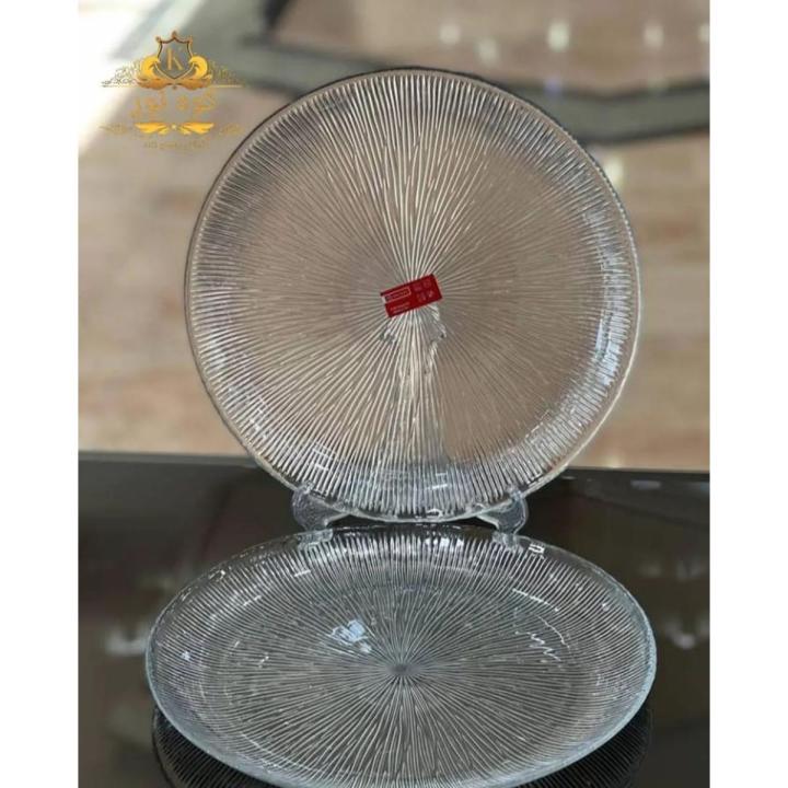 Set of 6 Solo Rice Plates Plates For Full Plate Transparent Glass 6 ...