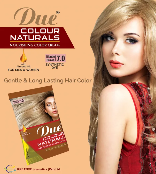 DUE Hair Dye Color Sachet For Men And Women - All Shades Available ...