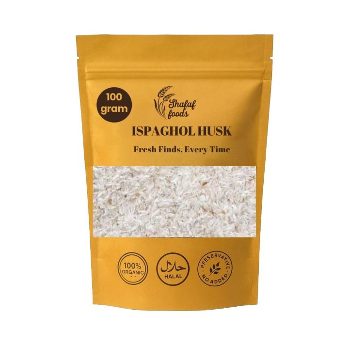 Ispaghol Husk 100g – 100% Pure & Natural Psyllium Husk | Digestive ...