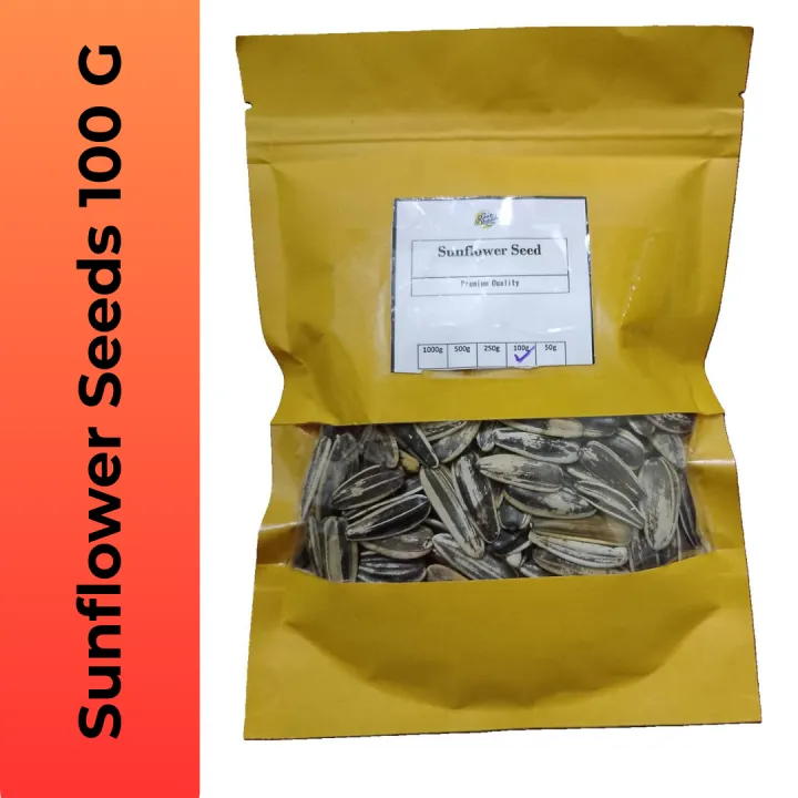 Sunflower Seeds - Suraj Mukhi Beej - Fresh & Unsalted - 100 Grams ...