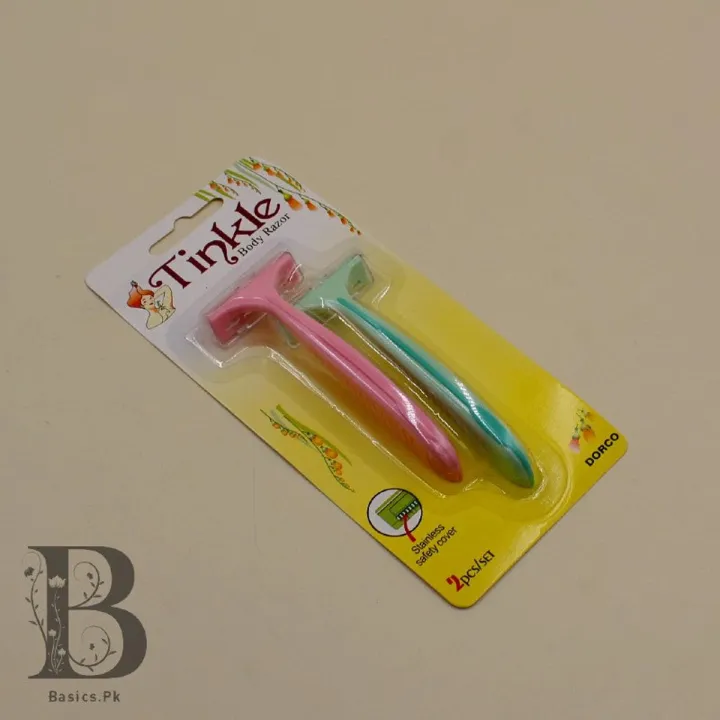 2 Pcs Body Hair Remover Razor For Women & Girls Disposable Lady Rozor ...