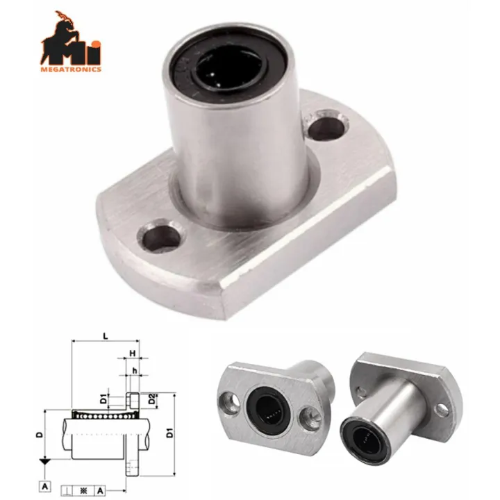 LMH8UU 8mm Flange Mounted Linear Bearing CNC 3D printer | Daraz.pk