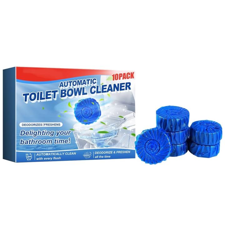 Automatic Toilet Bowl Cleaner | Blue Bubble Tablets for Fresh Scent ...