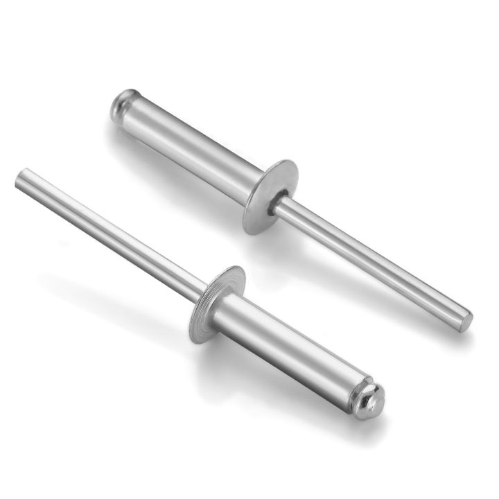 50 Pcs Aluminum Blind Pop Rivets with 2 Drill Bits 3.2mm 4mm 4.8mm Dome ...