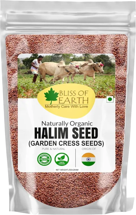 Halim Seeds 250 GRAM (Aliv Seeds) -(Garden cress/Haleem) Hair Growth ...
