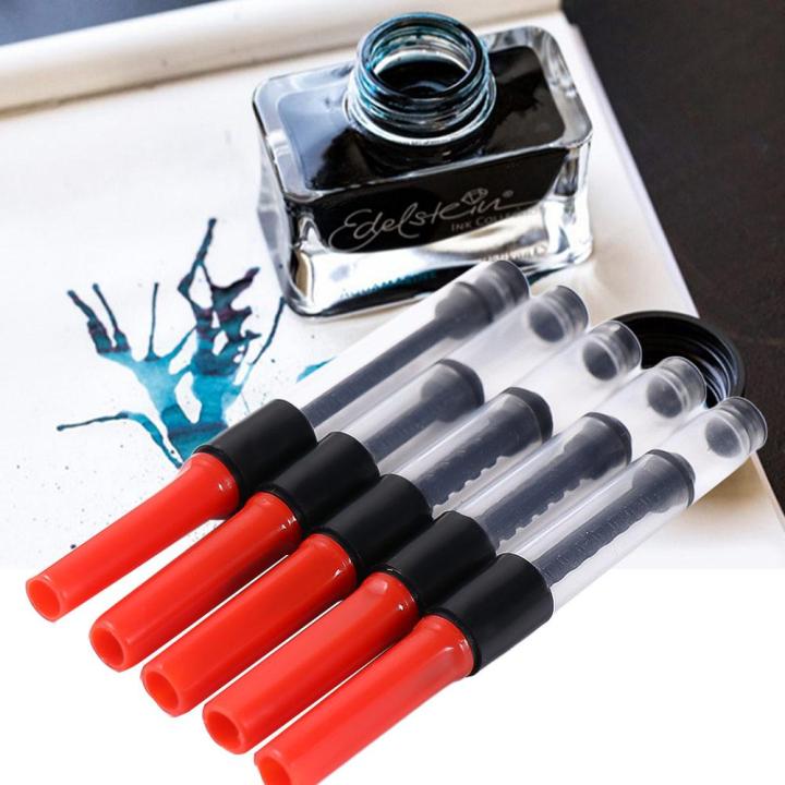 Office Universal Plastic Pump Fountain Pen Refill Stationery 3.4mm Ink ...
