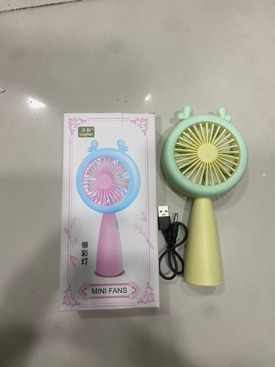 Mini fans with light | Daraz.pk