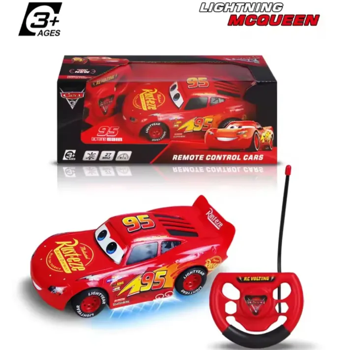 Disney Cars Rechargeable Remote Control Lightning McQueen Car 4 Chanel ...