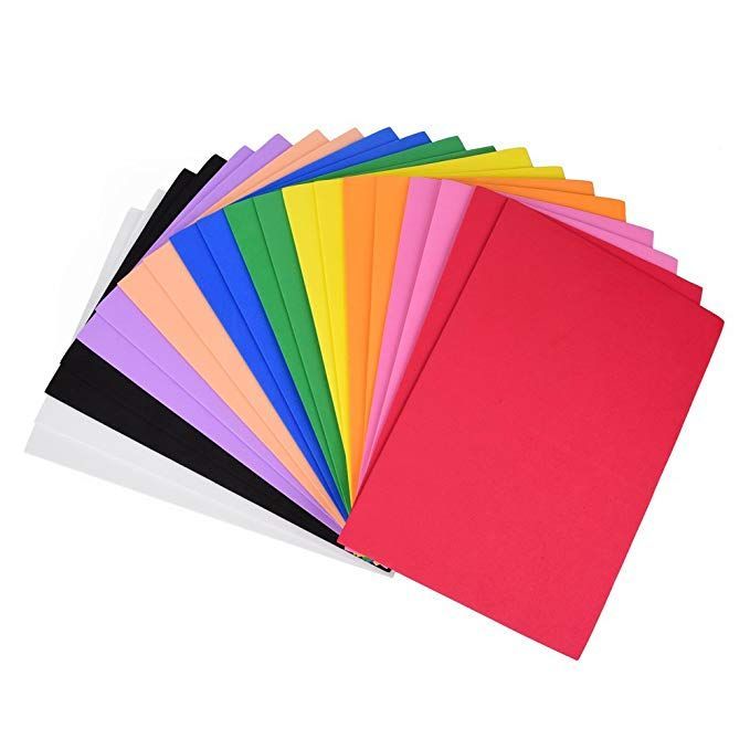 Pack of 100 colour Paper A4 size Mixcolour Printing paperfor colour art ...