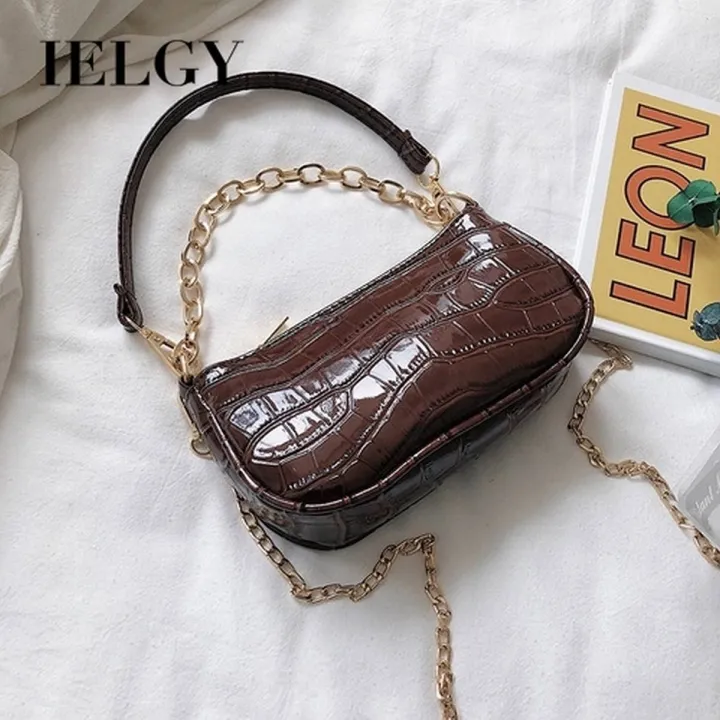 Style retro chain hand-held Single Shoulder Messenger Bag cro | Daraz.pk