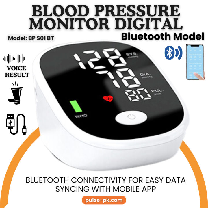 Digital Blood Pressure Monitor with Voice Assistance – Automatic Upper ...