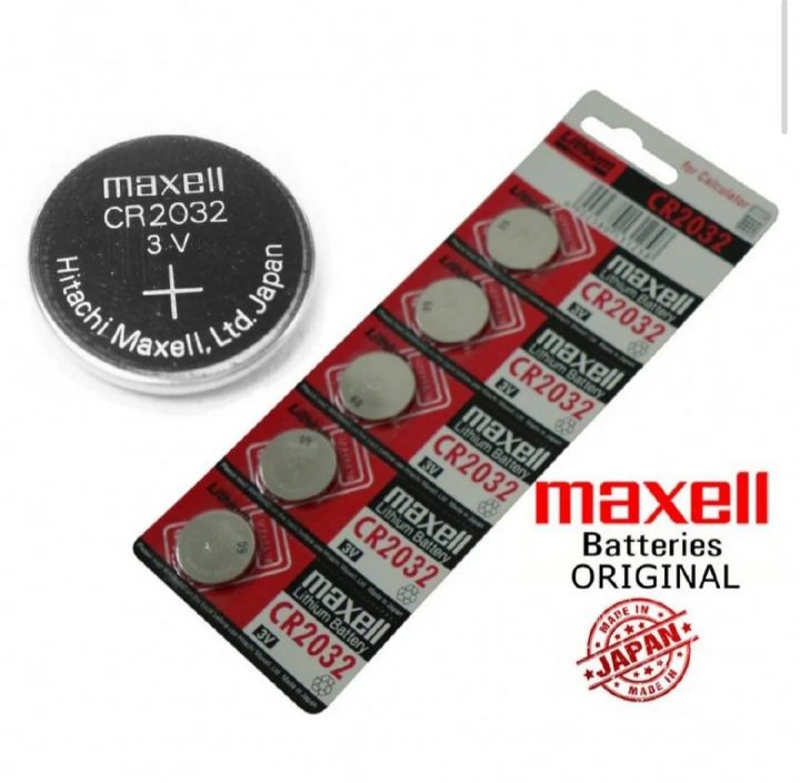 CR2032 3V Lithium Coin Cell Battery 5PCS Pack | 100% Original CR-2032 ...