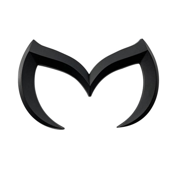 Black Evil M Logo Emblem Badge Decal for Mazda All Model Car Body ...