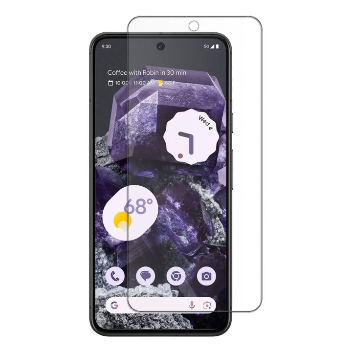Google Pixel 8 Flexible Unbreakable Gorilla Tempered Glass Premium High ...