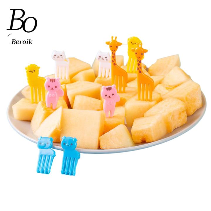 Beroik- Dessert Fork Lovely Animal Farm Car Fruit Fork | Daraz.pk