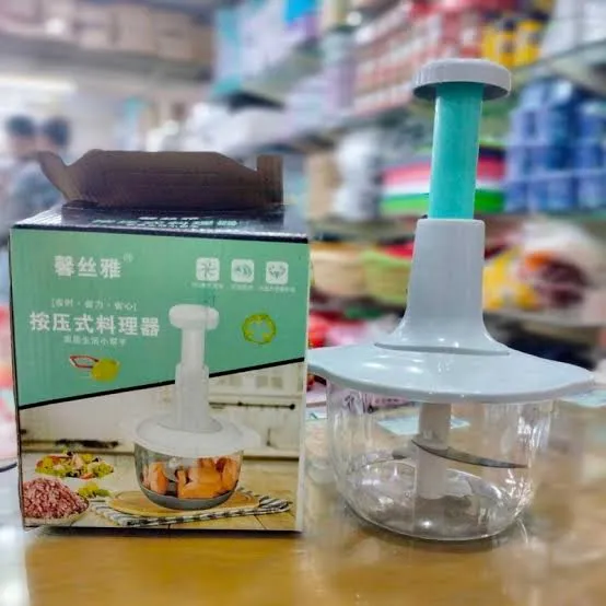 Manual Hand Push Speedy Chopper,Food Blender Cutting Machine Garlic ...