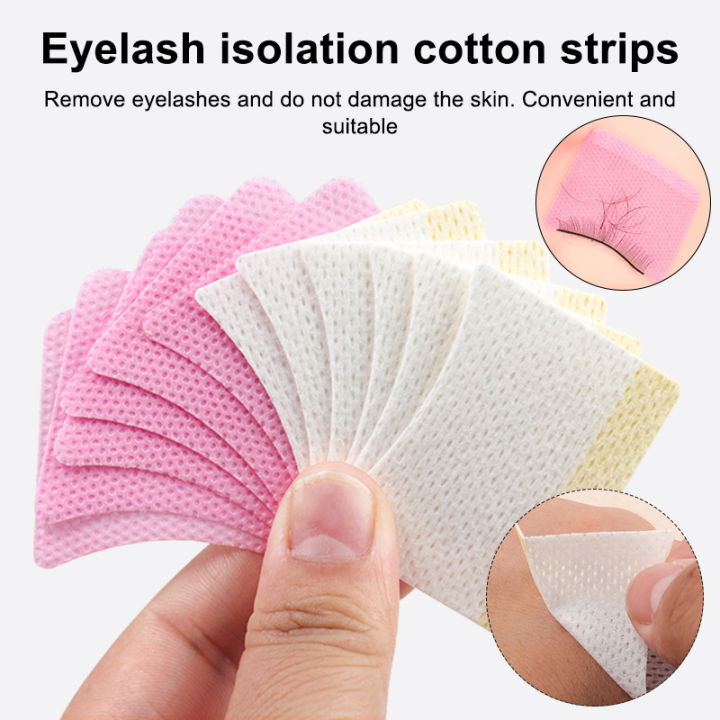 40Pcs Disposable Cotton Eyelashes Patch Sticker For Removing Eyelashes ...