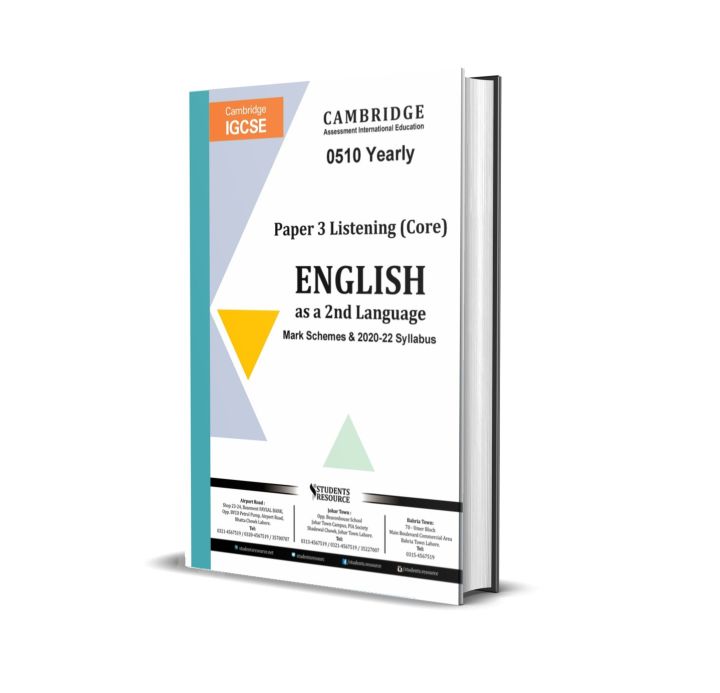 IGCSE English 2nd Language 0510 Paper 3 Core Yearly | 2018-2023 | All ...