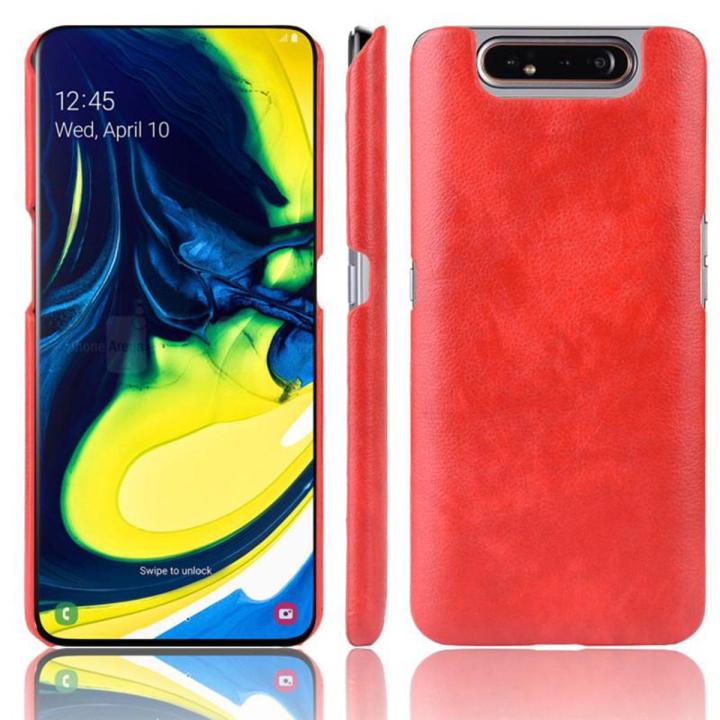 PU Leather Coated Hard PC Phone Case for Samsung Galaxy A80/Samsung ...
