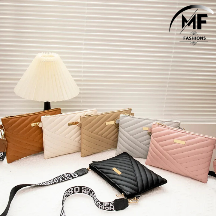 (MF FASHIONS)Trendy Quilted Crossbody Bag – Stylish, Lightweight ...