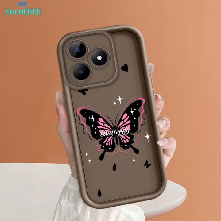 ZeroQiQi for Realme C53 C51 Narzo N53 Note 50 Back Cover Black Pink ...