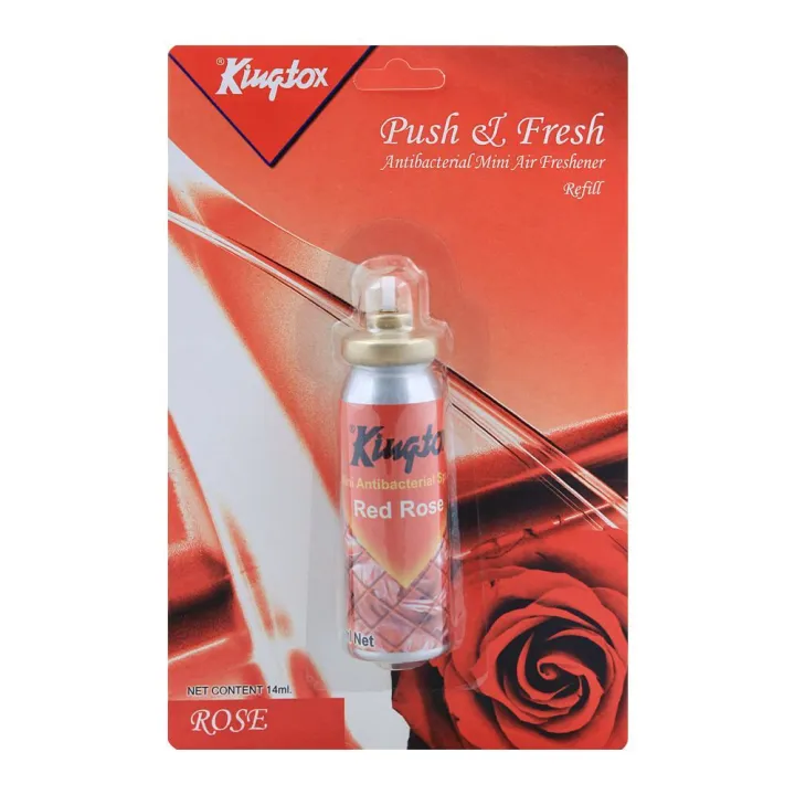 ( PACK OF 2)Kingtuxx Push & Fresh Mini Air Freshener Refill - Rose ...