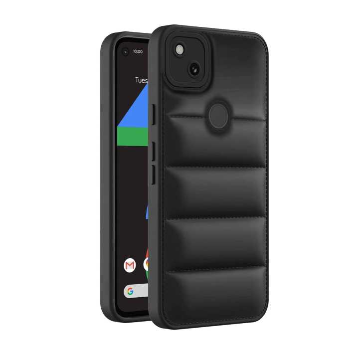 Google Pixel 4A 4G (5.8INCH) Puffer Jacket Soft Silicone Mobile Case ...
