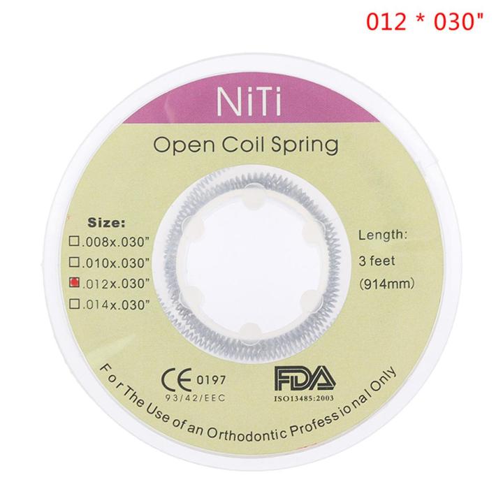 Dental Orthodontic Niti Open Coil Springs Length 914Mm 3 Feet Dentistry ...